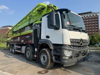 China Used 2021 Zoomlion 59m Concrete Pump Truck Mercedes-Benz Chassis Euro 5 Refurbished for sale