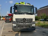 China Used 2021 Zoomlion 59m Concrete Pump Truck Mercedes-Benz Chassis Euro 5 Refurbished for sale