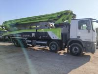 China Used 2019 Zoomlion 56m Concrete Pump Truck Mercedes-Benz Chassis Euro 5 for sale