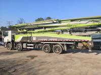 China Used 2019 Zoomlion 56m Concrete Pump Truck Mercedes-Benz Chassis Euro 5 for sale
