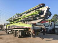 China Used 2019 Zoomlion 56m Concrete Pump Truck Mercedes-Benz Chassis Euro 5 for sale