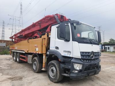 China Used 2020 SANY 56m Concrete Pump Benz Chassis Euro 5 Low Working Hours for sale