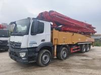 China Used 2020 SANY 56m Concrete Pump Benz Chassis Euro 5 Low Working Hours for sale