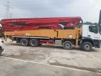 China Used 2020 SANY 56m Concrete Pump Benz Chassis Euro 5 Low Working Hours for sale