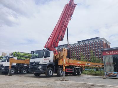 China Used 2021 SANY 65m Concrete Pump Truck Benz Chassis -EXCELLENT CONDITION for sale