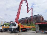 China Used 2021 SANY 65m Concrete Pump Truck Benz Chassis -EXCELLENT CONDITION for sale