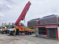 China Used 2021 SANY 65m Concrete Pump Truck Benz Chassis -EXCELLENT CONDITION for sale