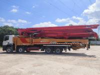 China Used 2021 SANY 62M Concrete Pump Truck Mercedes Chassis Excellent Value for sale