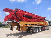 China Used 2021 SANY 62M Concrete Pump Truck Mercedes Chassis Excellent Value for sale