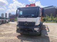 China Used 2021 SANY 62M Concrete Pump Truck Mercedes Chassis Excellent Value for sale