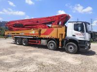 China Used 2021 SANY 62M Concrete Pump Truck Mercedes Chassis Excellent Value for sale