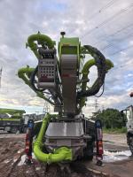 China Used 2021 Zoomlion 52m Concrete Pump Truck Mercedes-Benz Chassis Euro 5 for sale