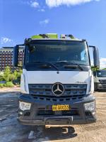 China Used 2021 Zoomlion 52m Concrete Pump Truck Mercedes-Benz Chassis Euro 5 for sale