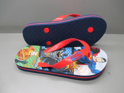 China Custom Logo Kids Character Flip Flops Childrens Summer Slippers Quick Drying for sale