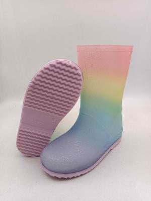 China Comfortable Childrens Gumboots OEM Design 100% Waterproof Light Up Wellies for sale