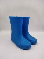 China Fashionable Matt Finished Boys Rain Boots Kids PVC Wellington Boots With Back Loop for sale