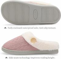 China Silent Sole Warm Comfy Women's Indoor Slippers Memory Foam House Slipper for sale