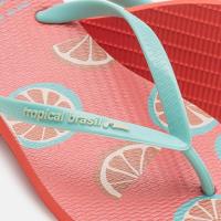 China Tropical Print Styles Women's Flip Flops Fitflop Summer Sandals for Casual for sale