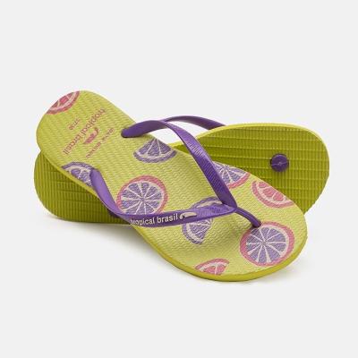 China Quick Drying Ladies Summer Flip Flops Beach Sandals Sandalia Printed for sale