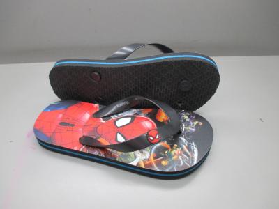 China Spider Man Design Childrens Flip Flops Kids Character Sandals Customizable for sale