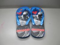 China PE EVA Materials Kids Flip Flops Superman Character Open Toe Childrens Sandals for sale