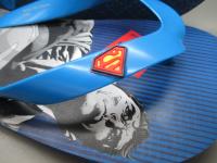 China PE EVA Materials Kids Flip Flops Superman Character Open Toe Childrens Sandals for sale