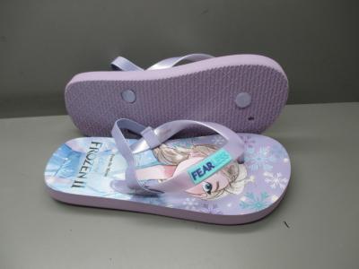 China Customized Logo Kids Flip Flops Sandals Disney Character Summer Childrens Slipper for sale