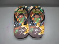 China OEM PE EVA Kids Character Flip Flops Sandals Open Toe Style Anti Slip Design for sale