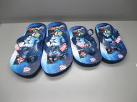 China Custom Logo Kids Character Flip Flops Childrens Summer Sandals Eye Catching Appearances for sale