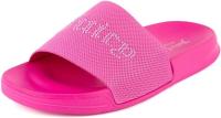 China Casual Outdoor Use Slides Summer Flat Sandals With Textile Beaded Upper for sale