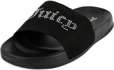China Casual Outdoor Use Slides Summer Flat Sandals With Textile Beaded Upper for sale