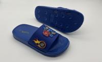 China EVA Sole Kids Pool Slides Sandals Mattel Character Anti Slip With Nature Rubber Upper for sale