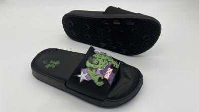 China Vibrant Character Kids Pool Slide Hulk Sandals Easy Slip On Style for sale