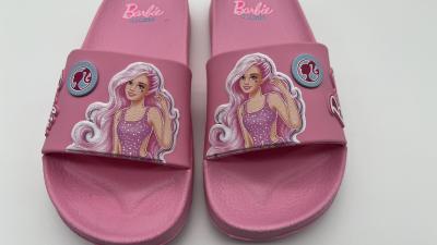 China Open Toe Childrens Summer Slippers Barbie Pool Slide Sandals OEM Brand for sale