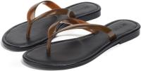 China OEM Fashion Women's Flip Flops Ladies Beach Sandals With Translucent PVC Uppers for sale