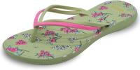 China Twin Uppers Women Fitflop Summer Sandals With Injected PVC Printed Soles for sale