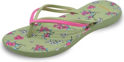 China Twin Uppers Women Fitflop Summer Sandals With Injected PVC Printed Soles for sale