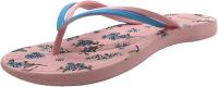 China Twin Uppers Women Fitflop Summer Sandals With Injected PVC Printed Soles for sale