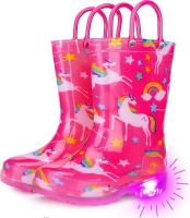 China 3-10 Years Old Kids Light Up Rain Boots CE Certified For Outdoor Activities for sale