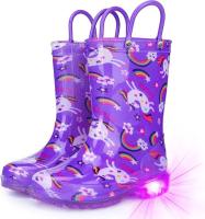 China 3-10 Years Old Kids Light Up Rain Boots CE Certified For Outdoor Activities for sale