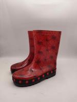 China 100% Waterproof PVC Character Rain Boots Childrens Size Anti Slip OEM Logo for sale