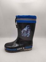 China Customized Color Childrens Gumboots Rain Boots Matt Or Shiny Finish Light Up Design for sale