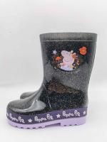 China 100% Waterproof PVC Character Rain Boots Childrens Size Anti Slip OEM Logo for sale