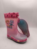 China Safety Comfort Kids Rain Boots Non Slip Paw Patrol Design Childrens Gumboots for sale