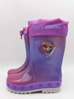 China PVC Kids Character Rain Boots With Removable Lining Wellington Chelsea Style for sale