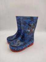 China 100% Waterproof PVC Character Rain Boots Childrens Size Anti Slip OEM Logo for sale