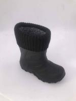 China Slip Resistant TPR Kids Rain Boots Lightweight With Warm Knits Customized Colors for sale