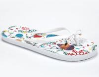 China Multiple Color Women's Flip Flops Beach Sandals With Lovely Bow Trimmed Upper for sale