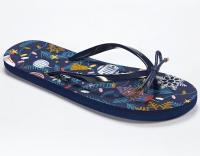 China Multiple Color Women's Flip Flops Beach Sandals With Lovely Bow Trimmed Upper for sale