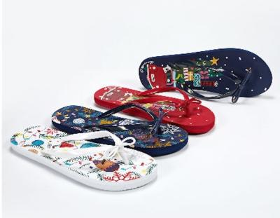 China Multiple Color Women's Flip Flops Beach Sandals With Lovely Bow Trimmed Upper for sale
